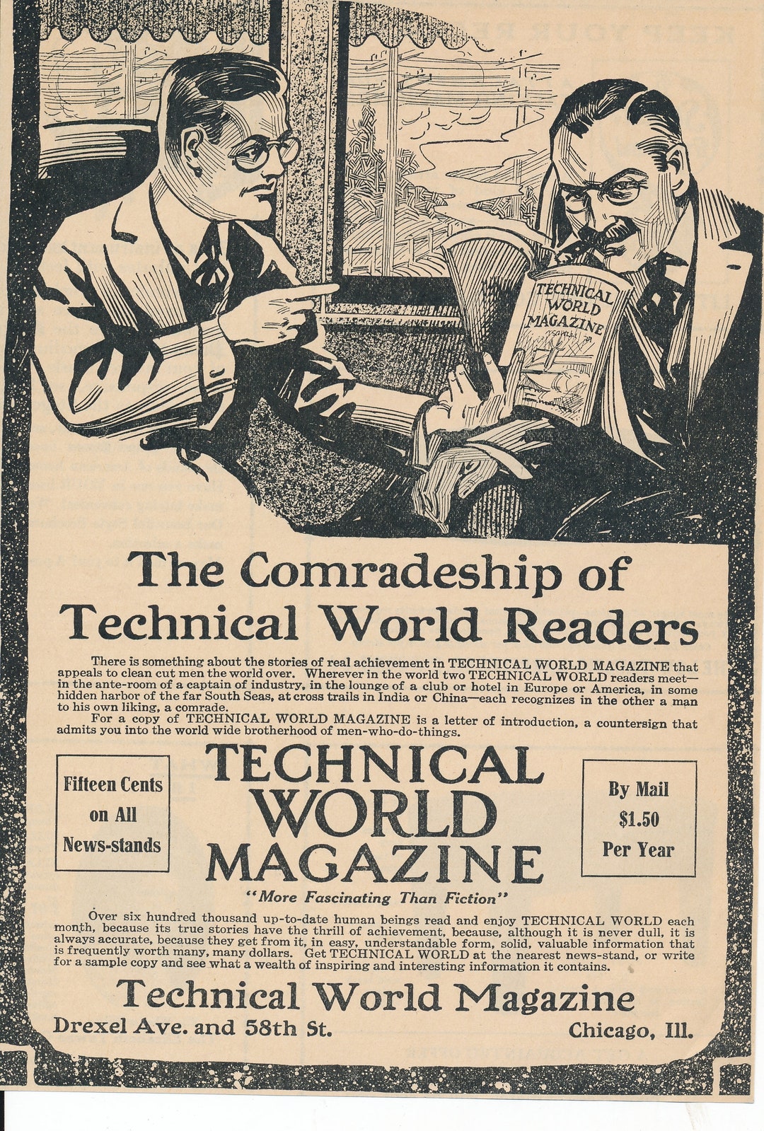 3 Vintage Magazine Ads for 3 Different Magazines From the 1910's ...