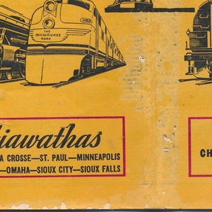 Milwaukee Railway Public Timetable September 30, 1945 - Etsy