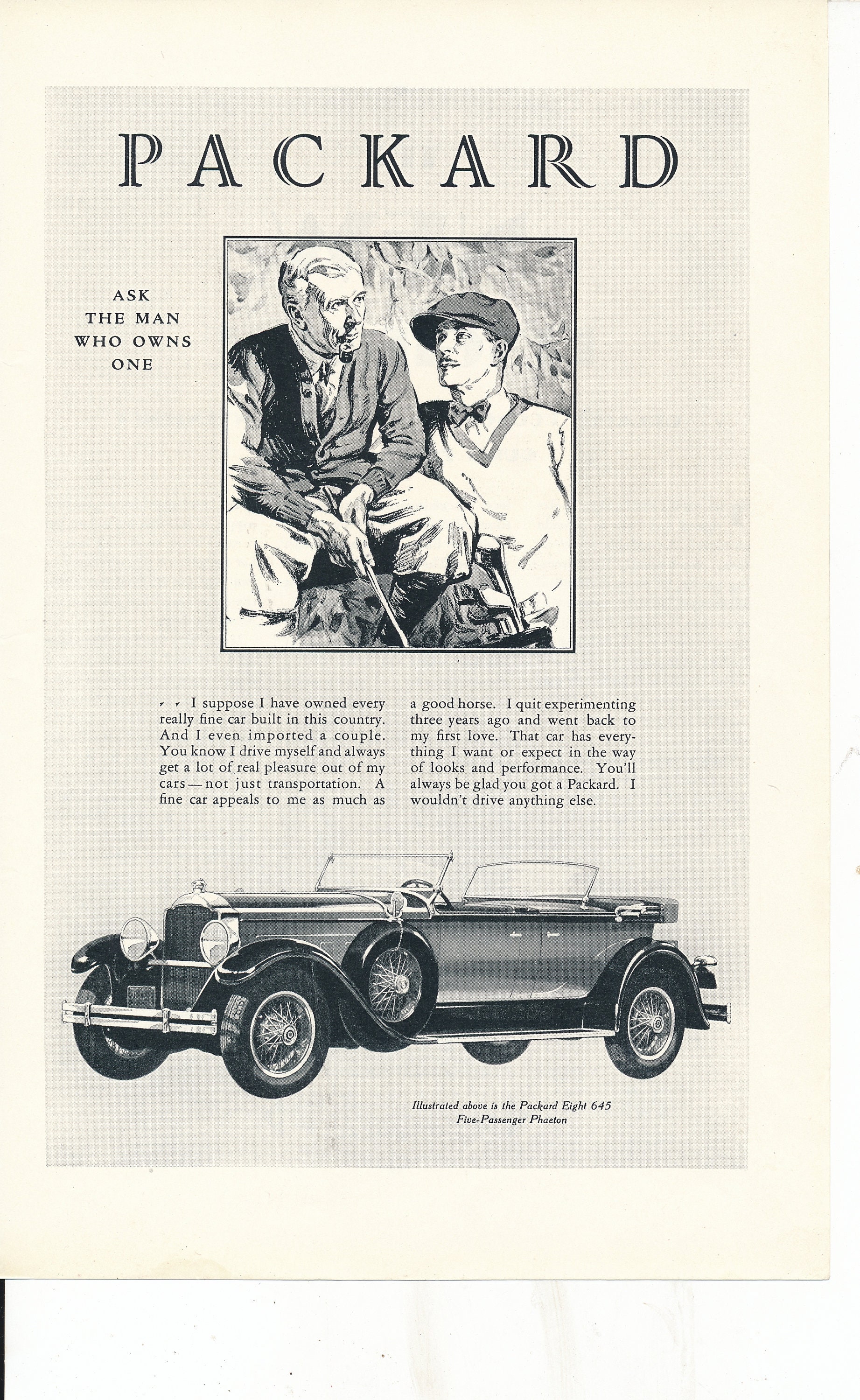 4 Vintage Packard Print Ads From the 1920's - Etsy
