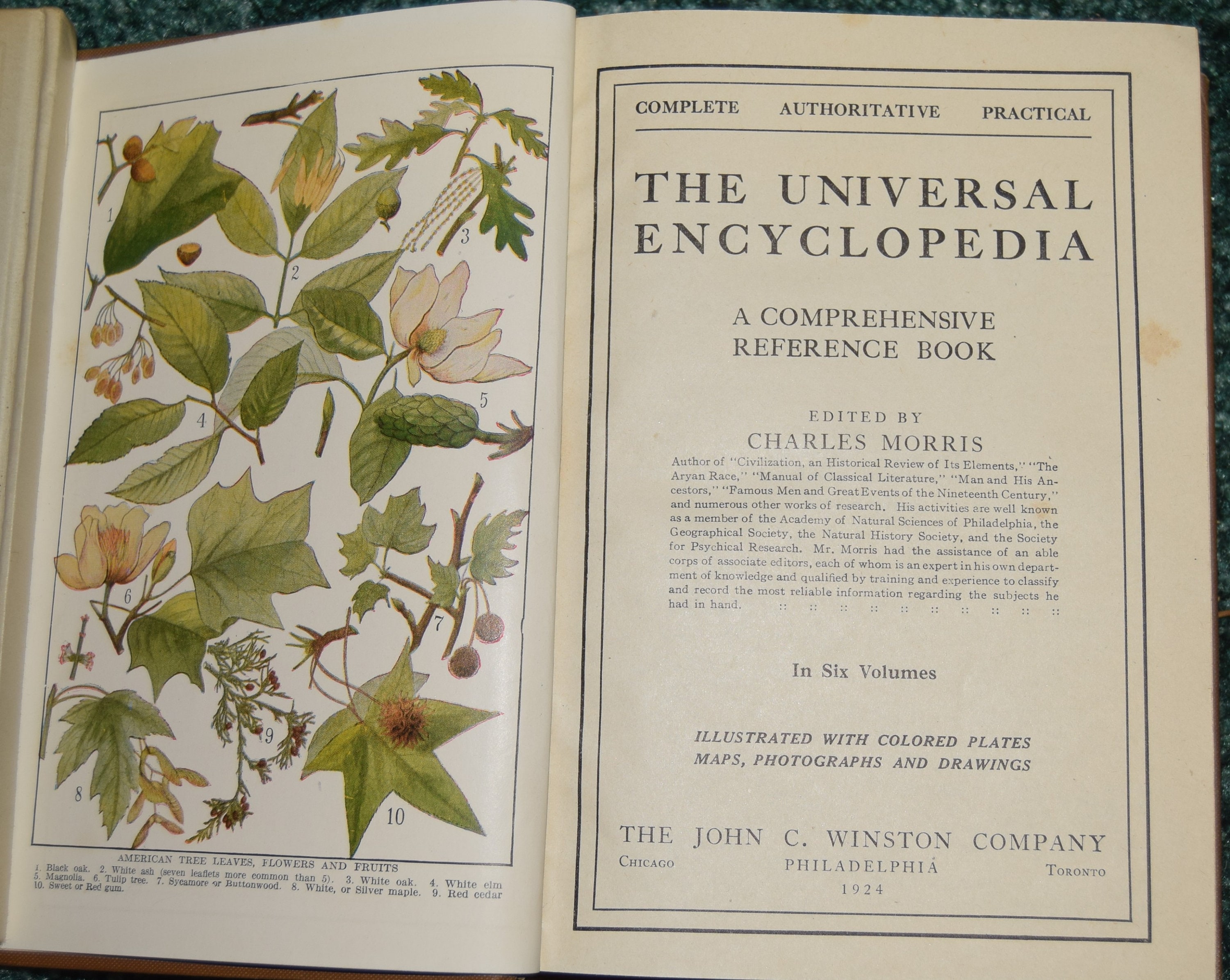 The Universal Encyclopedia A Comprehensive Reference Book Full Set of 6 ...