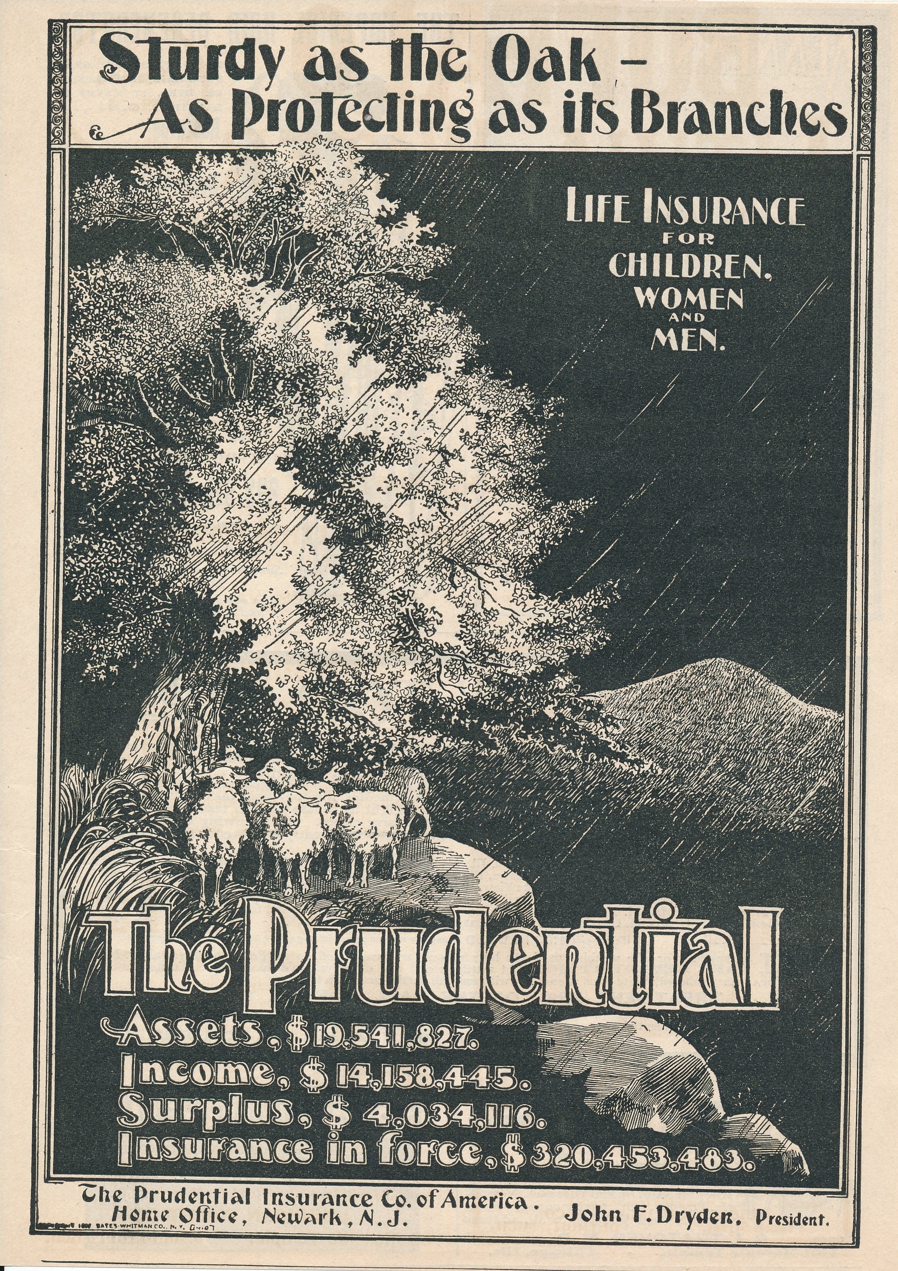 3 Vintage Magazine Ads for Life Insurance From the 1900's Thru 1910's ...