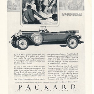4 Vintage Packard Print Ads From the 1920's - Etsy