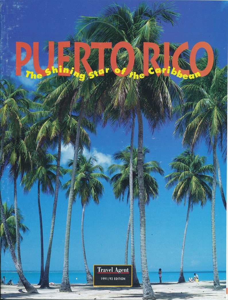 Puerto Rico Travel Agent Edition 1991 - Etsy