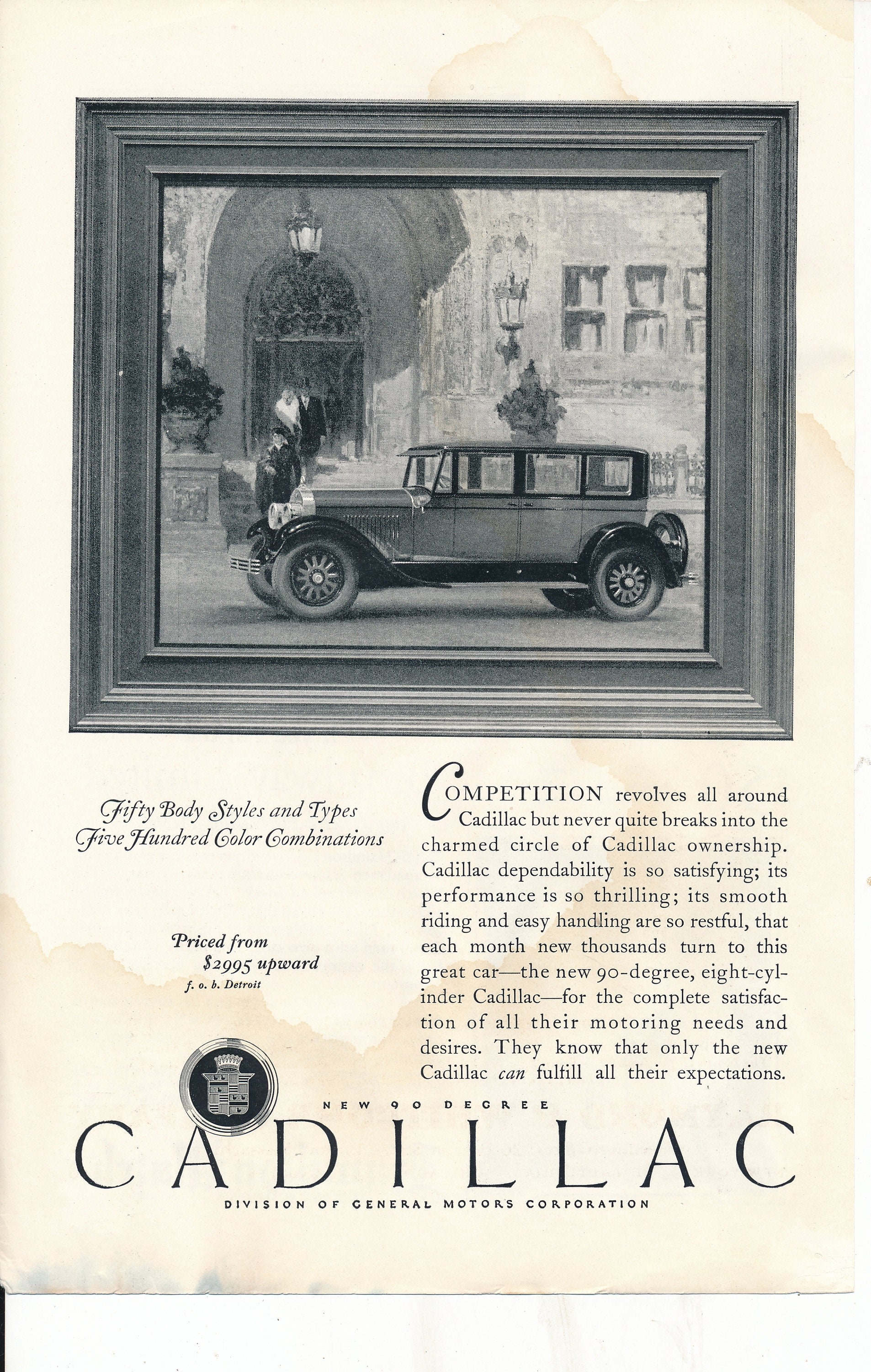 4 Vintage Cadillac Magazine Ads From the 1920's and 1930's - Etsy