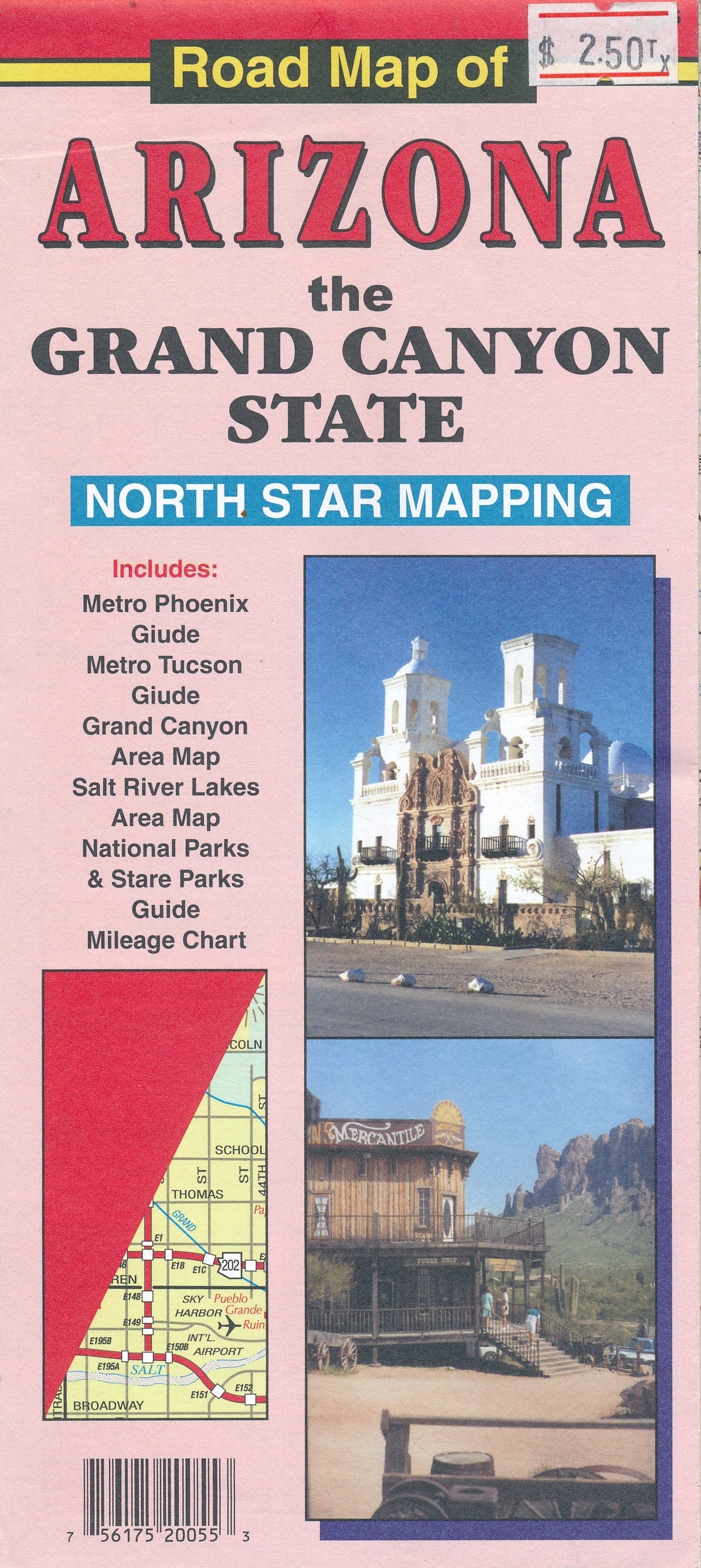 Road Map of Arizona the Grand Canyon State by North Star Mapping 2005 ...