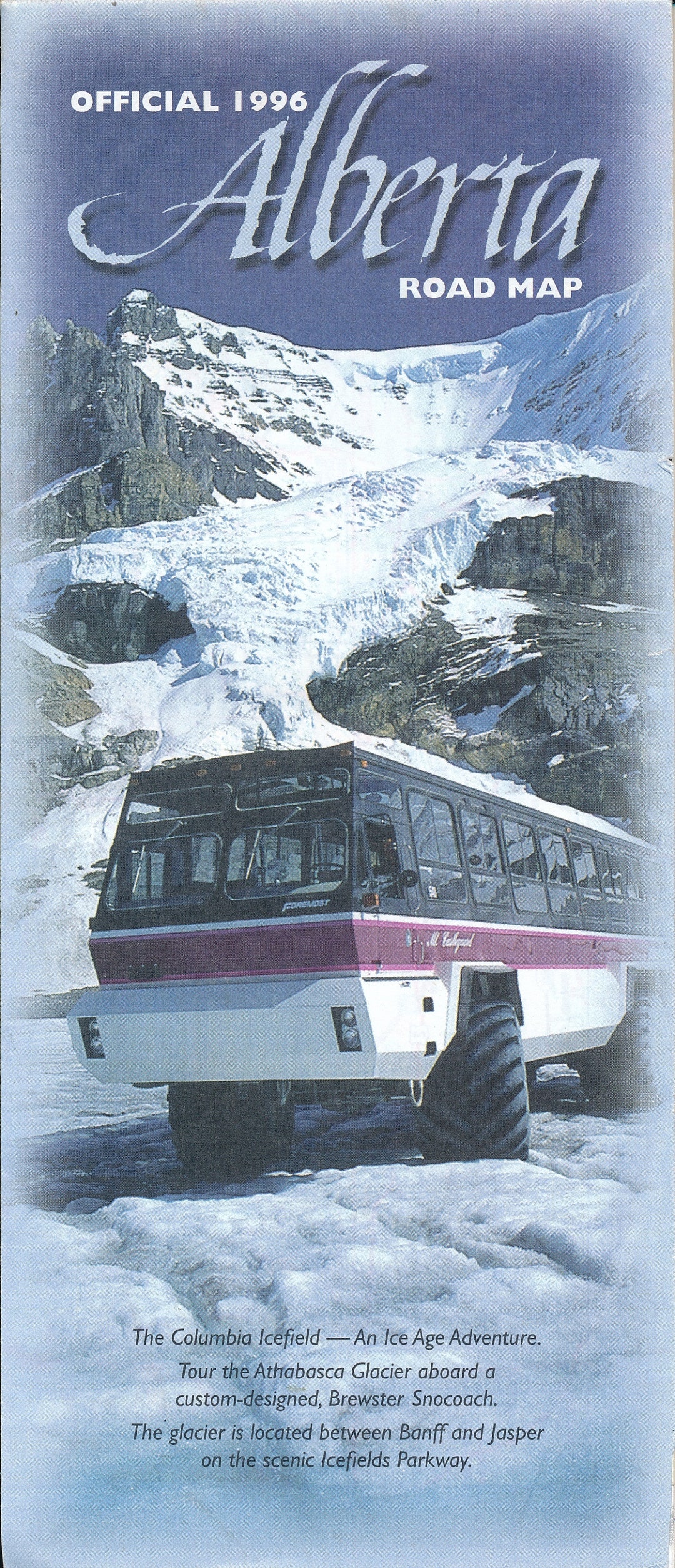 Official 1996 Alberta Road Map Brand New - Etsy