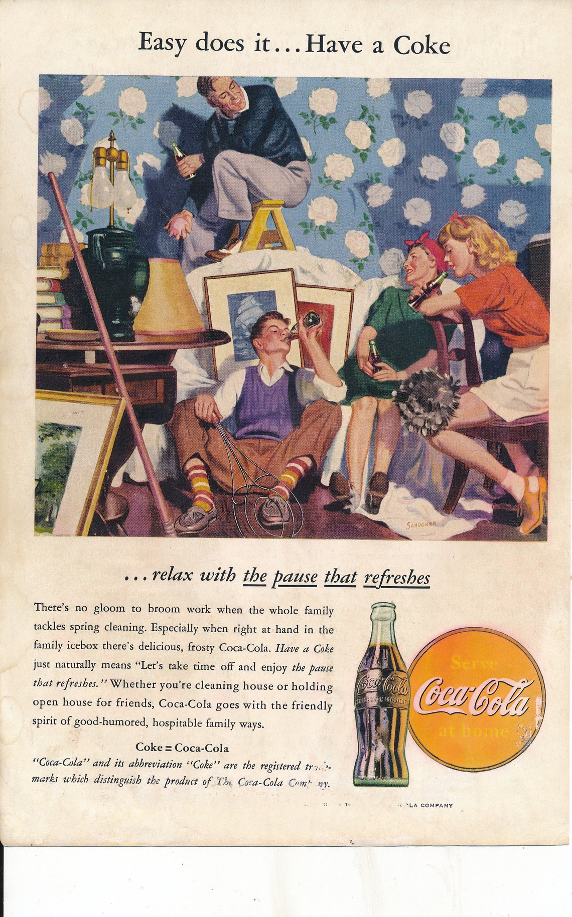 Coca-cola 2 Magazine Ads From the 1940's - Etsy