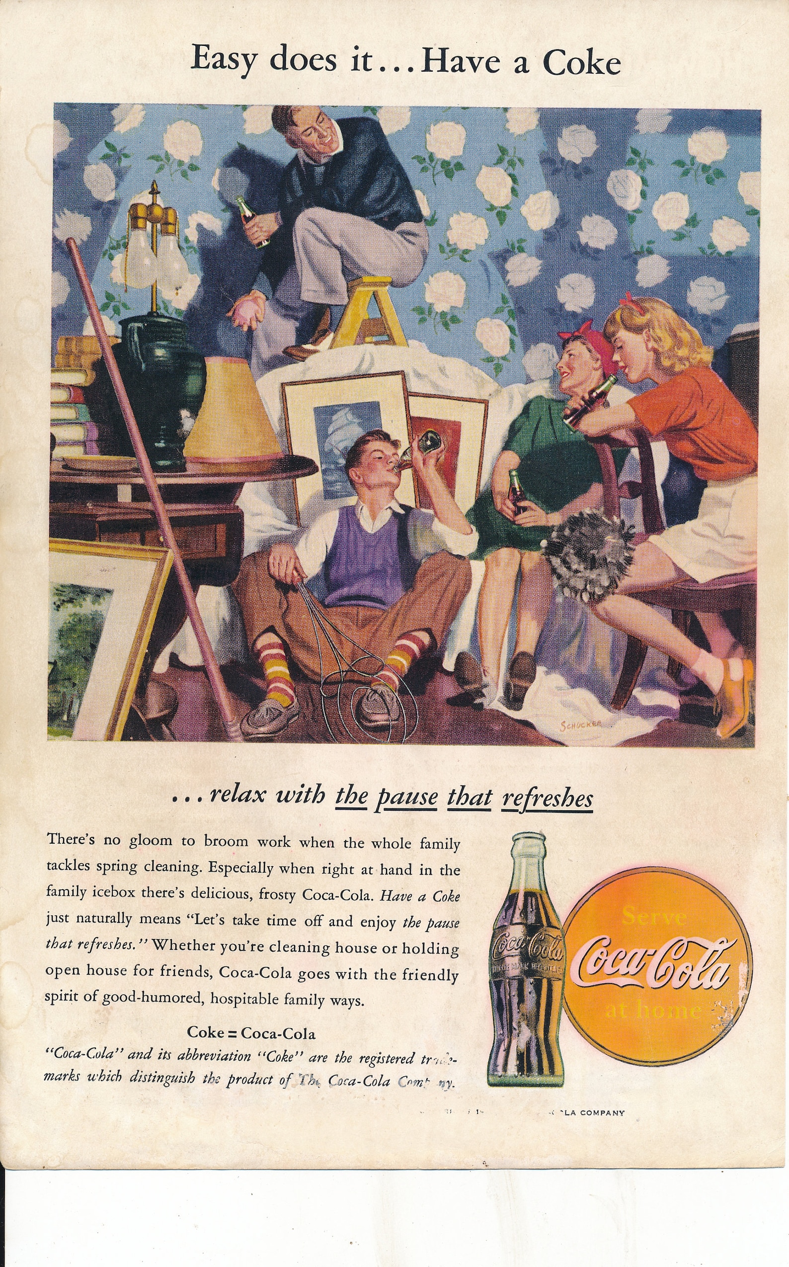 Coca-cola 2 Magazine Ads From the 1940's - Etsy