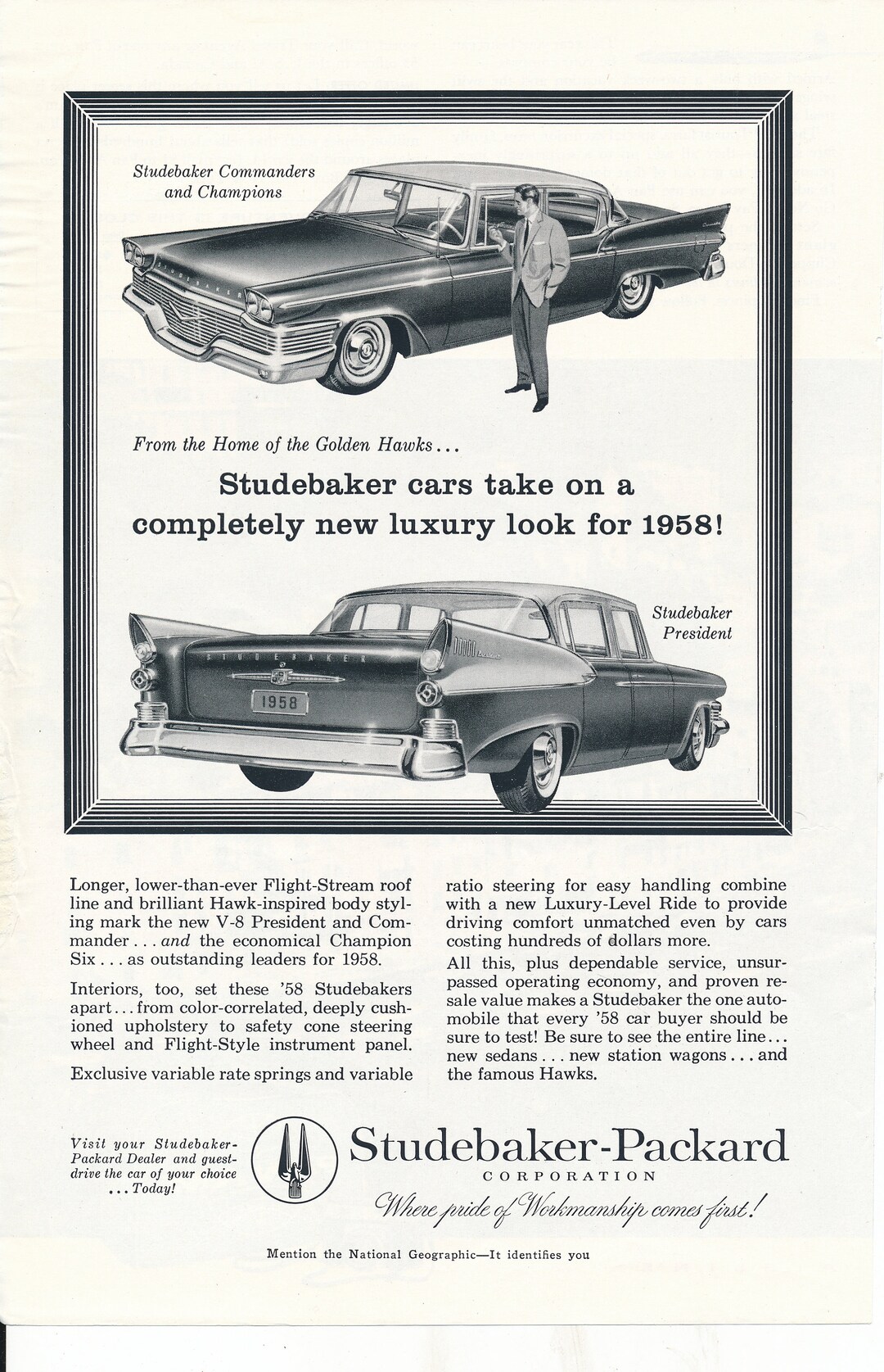 3 Vintage Studebaker Print Ads for 1940's and 1950's - Etsy