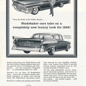 3 Vintage Studebaker Print Ads for 1940's and 1950's - Etsy