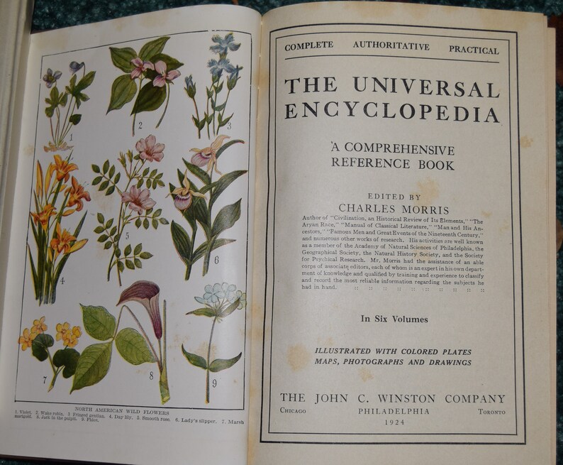 The Universal Encyclopedia A Comprehensive Reference Book Full Set of 6 ...