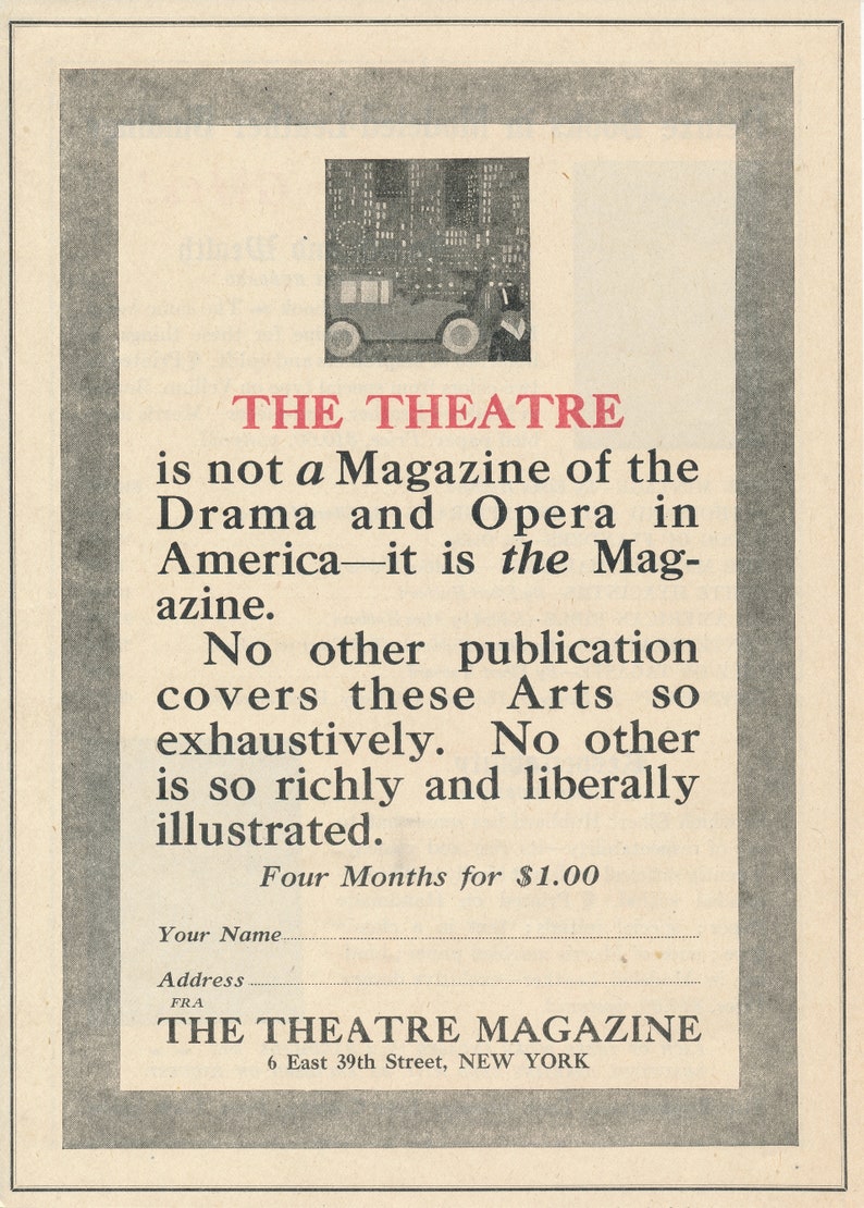 3 Vintage Magazine Ads for 3 Different Magazines From the 1910's ...