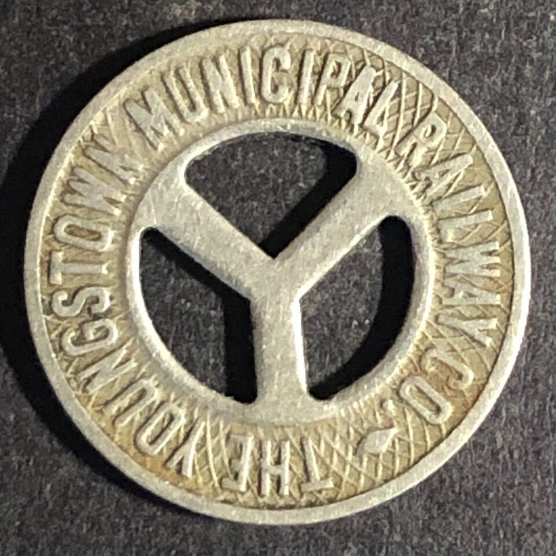 The Youngstown Municipal Railway Fare Token - Etsy