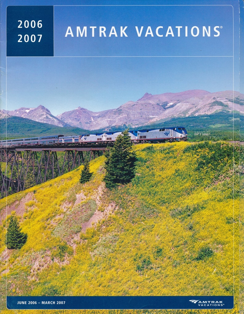 Amtrak Vacations 2006-07, Amtrak Travel Planner 2002, Amtrak America ...