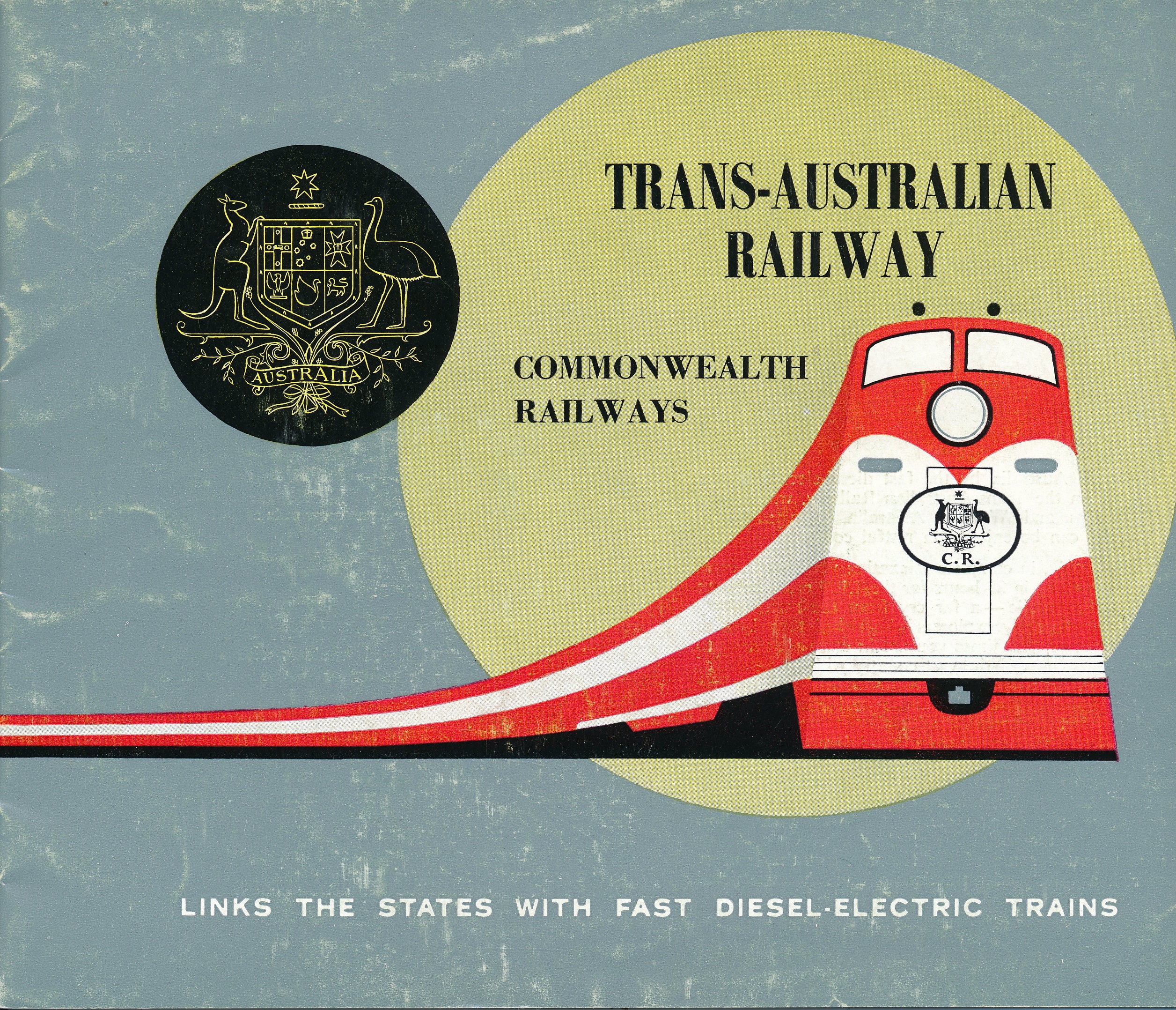 The Trans-australian Railway - Commonwealth Railways Brochure 1958 - Etsy