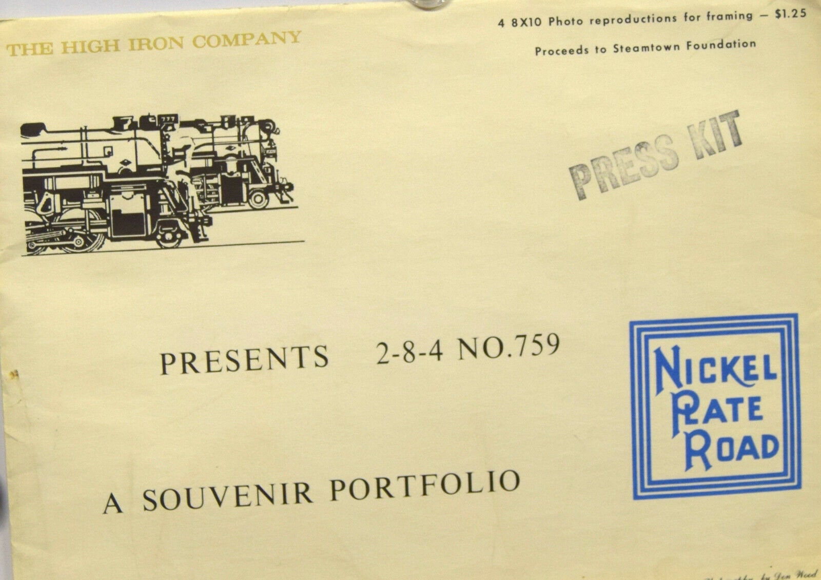 The High Iron Company Press Kit - Etsy