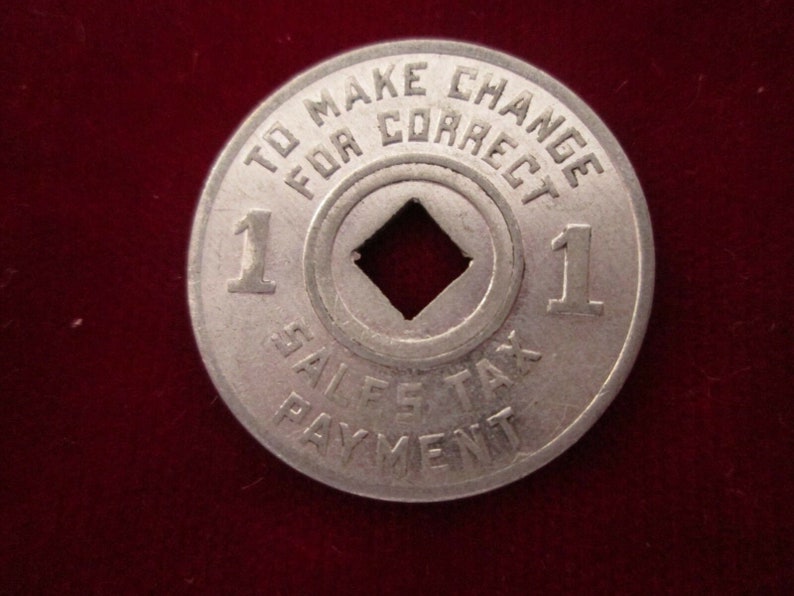 Vintage 1920s-1940s Tax Commission Mississippi Sales Tax Token - Etsy