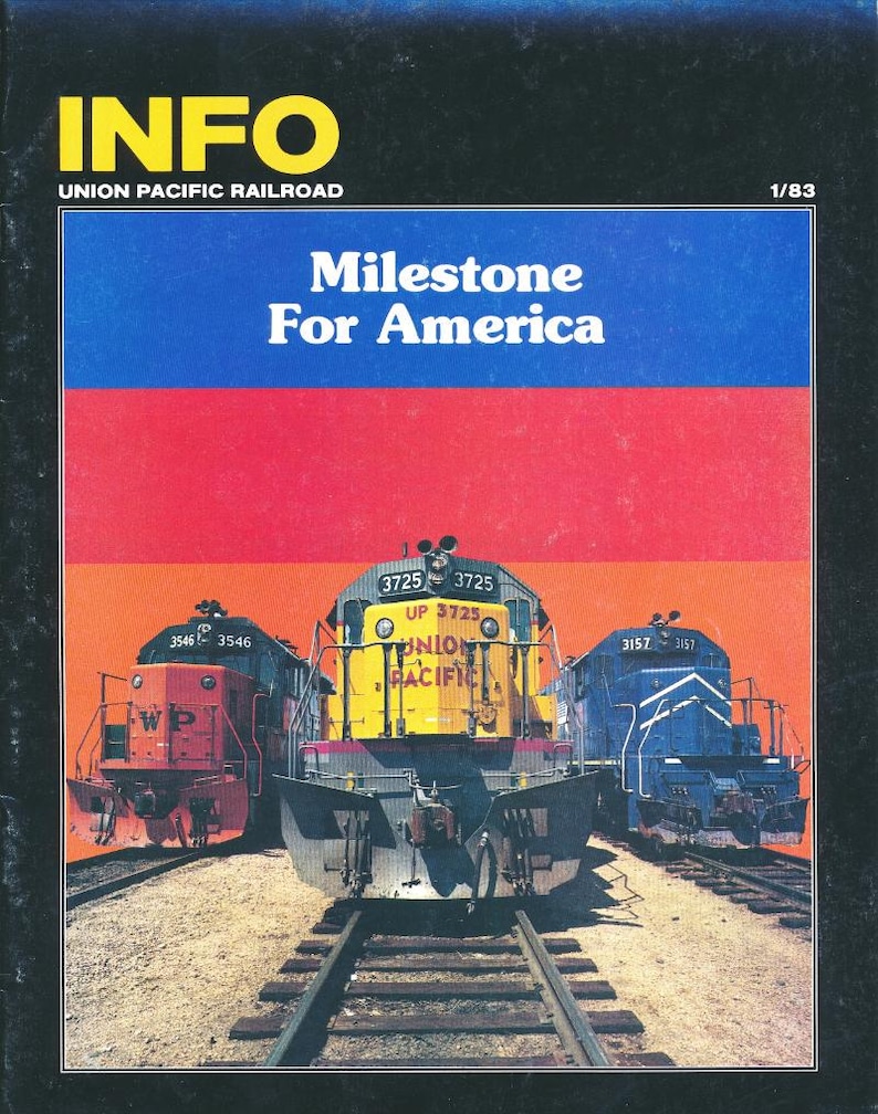 Union Pacific Info January 1983 Official Announcement of the Merger of ...