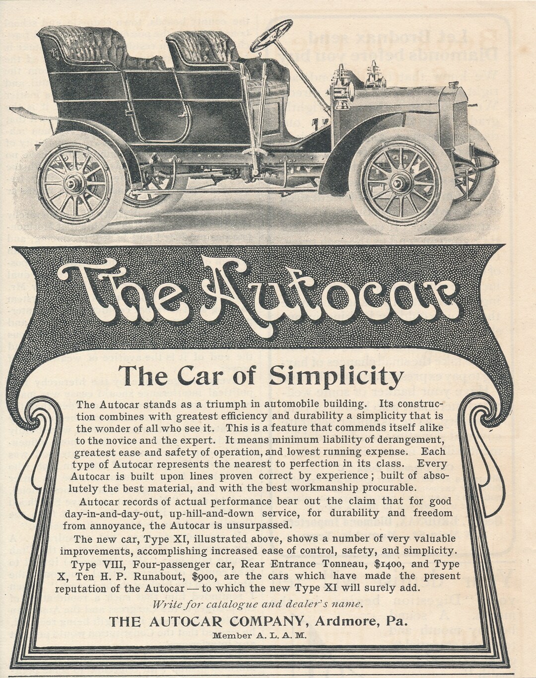 2 Vintage Magazine Print Ads for 1906 Aerocar - Etsy