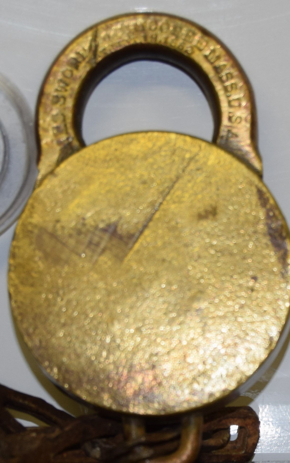 Union Pacific Railroad Signal Department Padlock Brass - Etsy