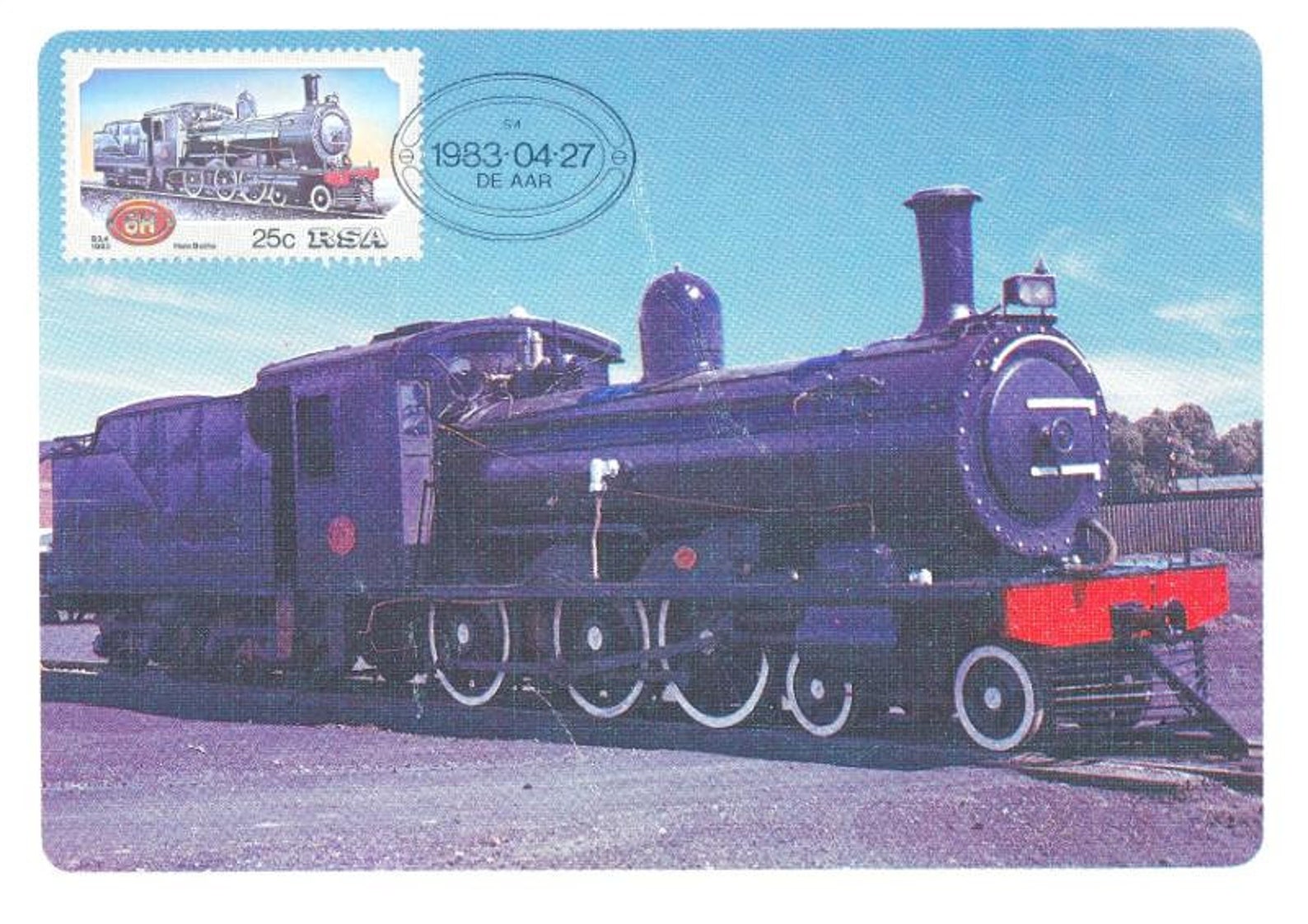 South African Railways Lot of 4 Post Cards With Matching Postage Stamp ...