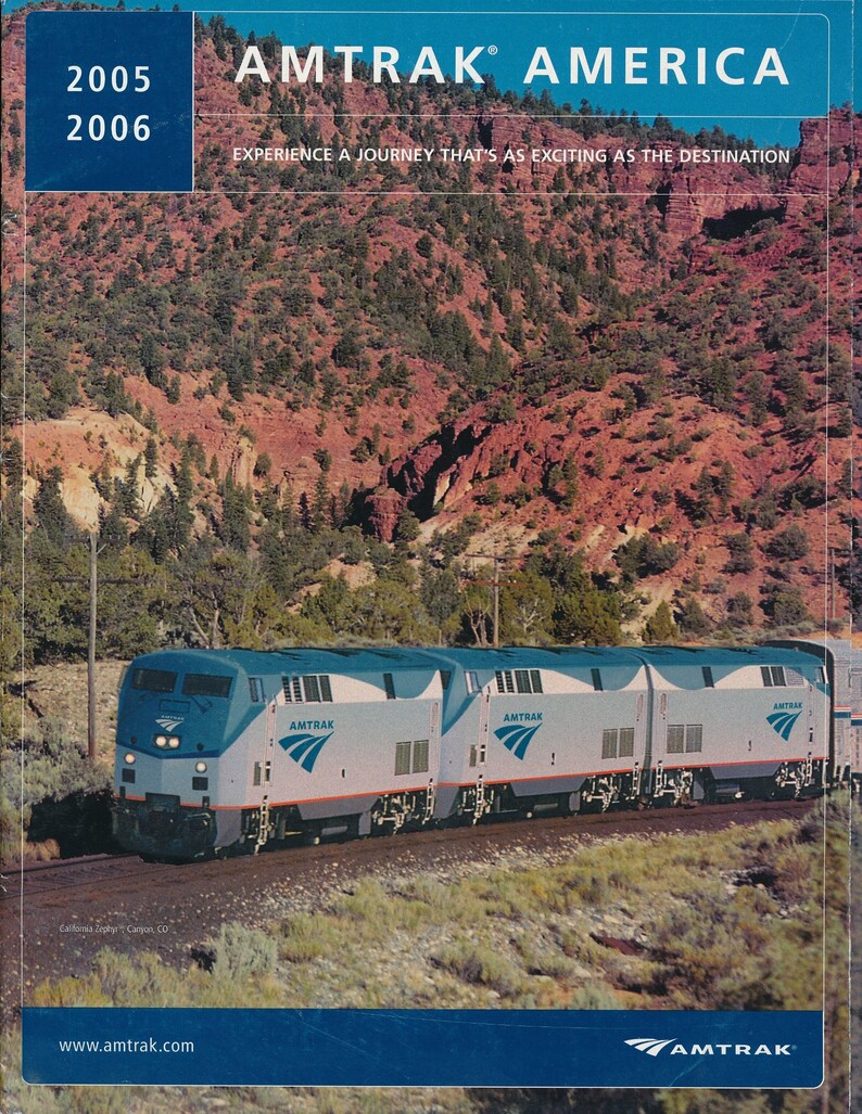 Amtrak Vacations 2006-07, Amtrak Travel Planner 2002, Amtrak America ...