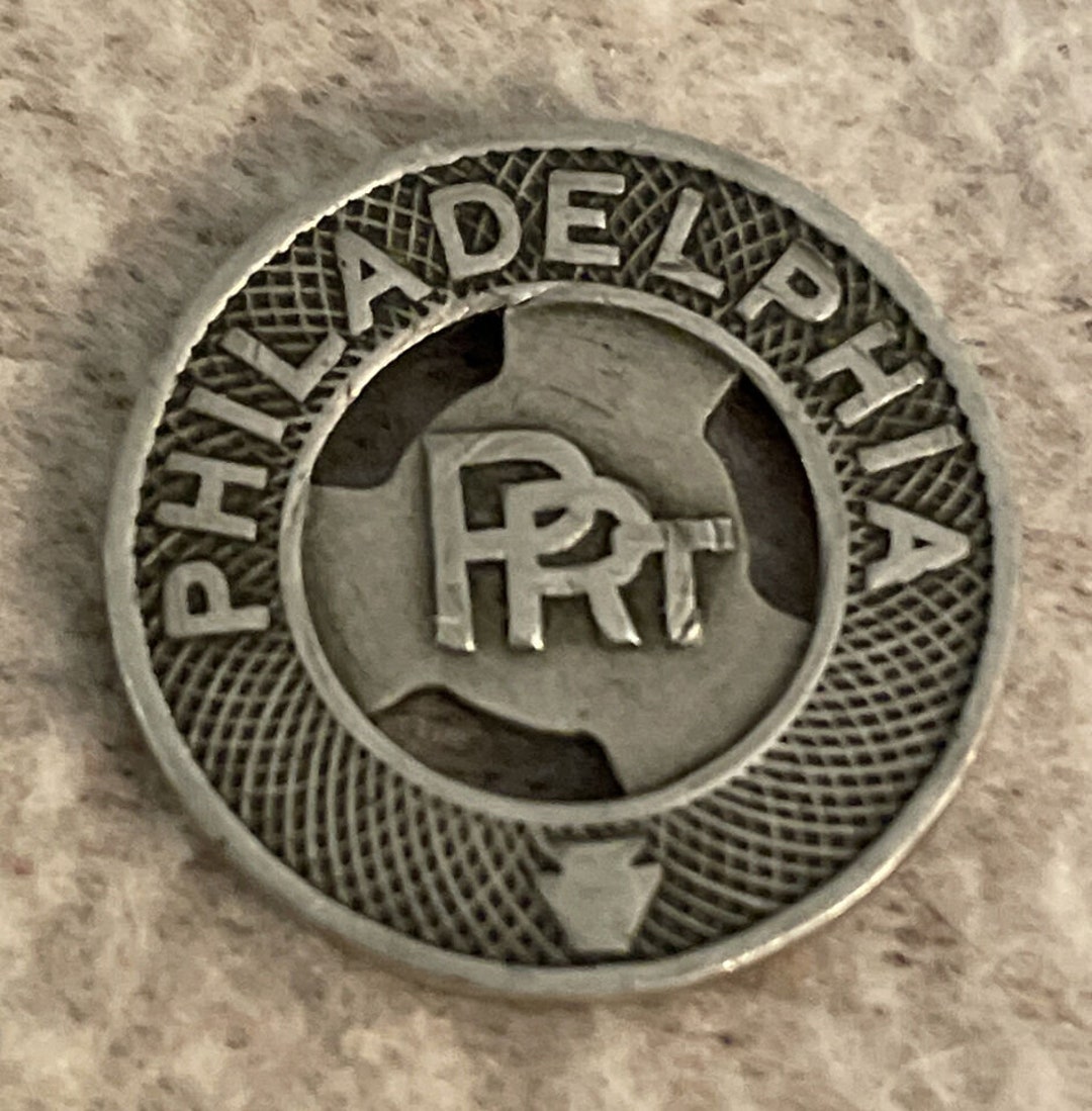 Philadelphia Rapid Transit Fare Token - Etsy