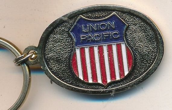 Union Pacific Railroad key chain - Gem