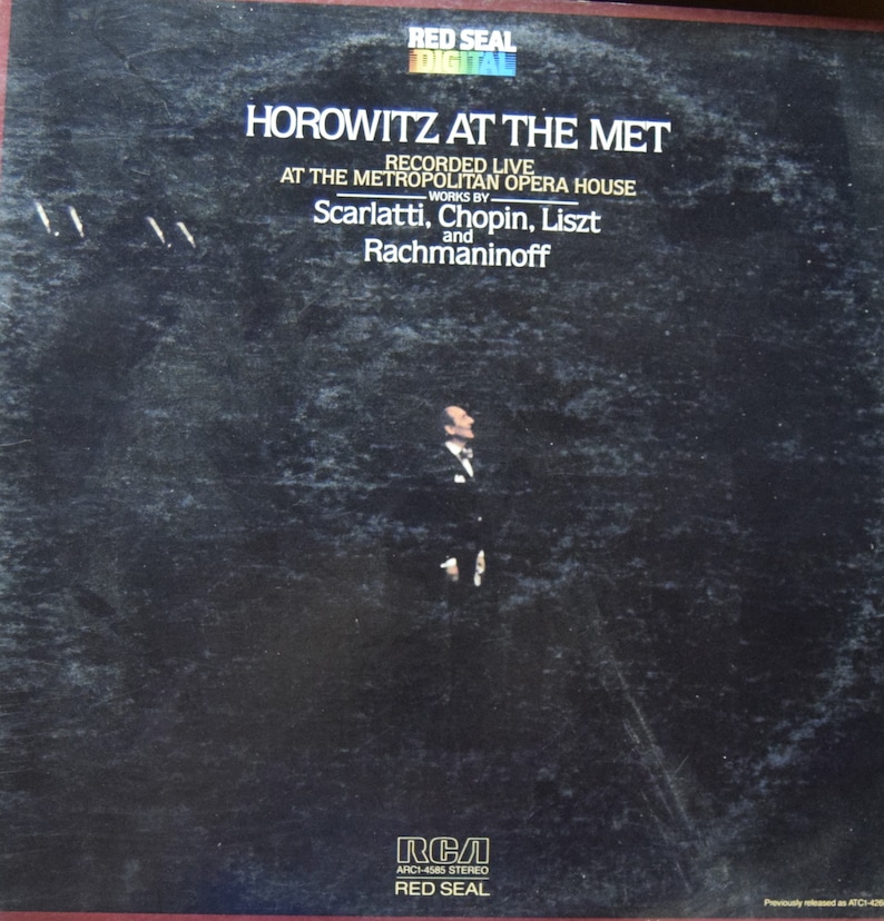 Horowitz at the Met LP Vin Yl - Etsy