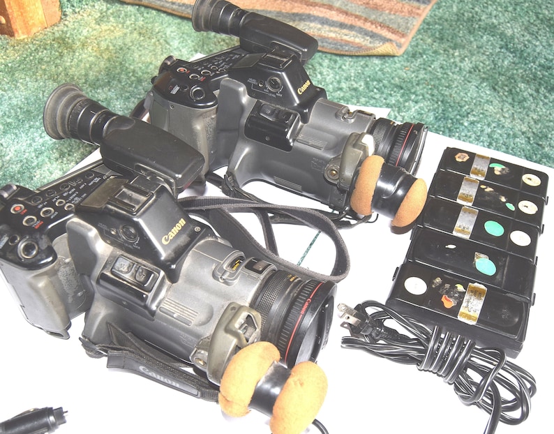 Canon A1 Digital Hi 8 & 8mm Video Camera Lot of 2 - Etsy