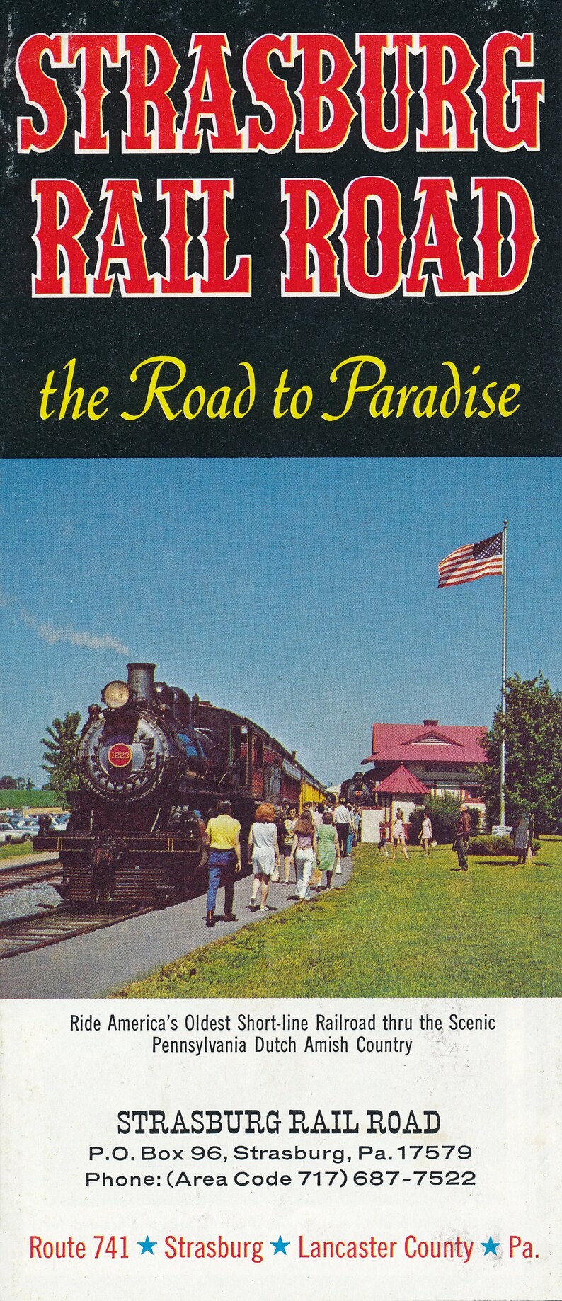 Strasburg Railroad Lot of 2 Brochures - Etsy