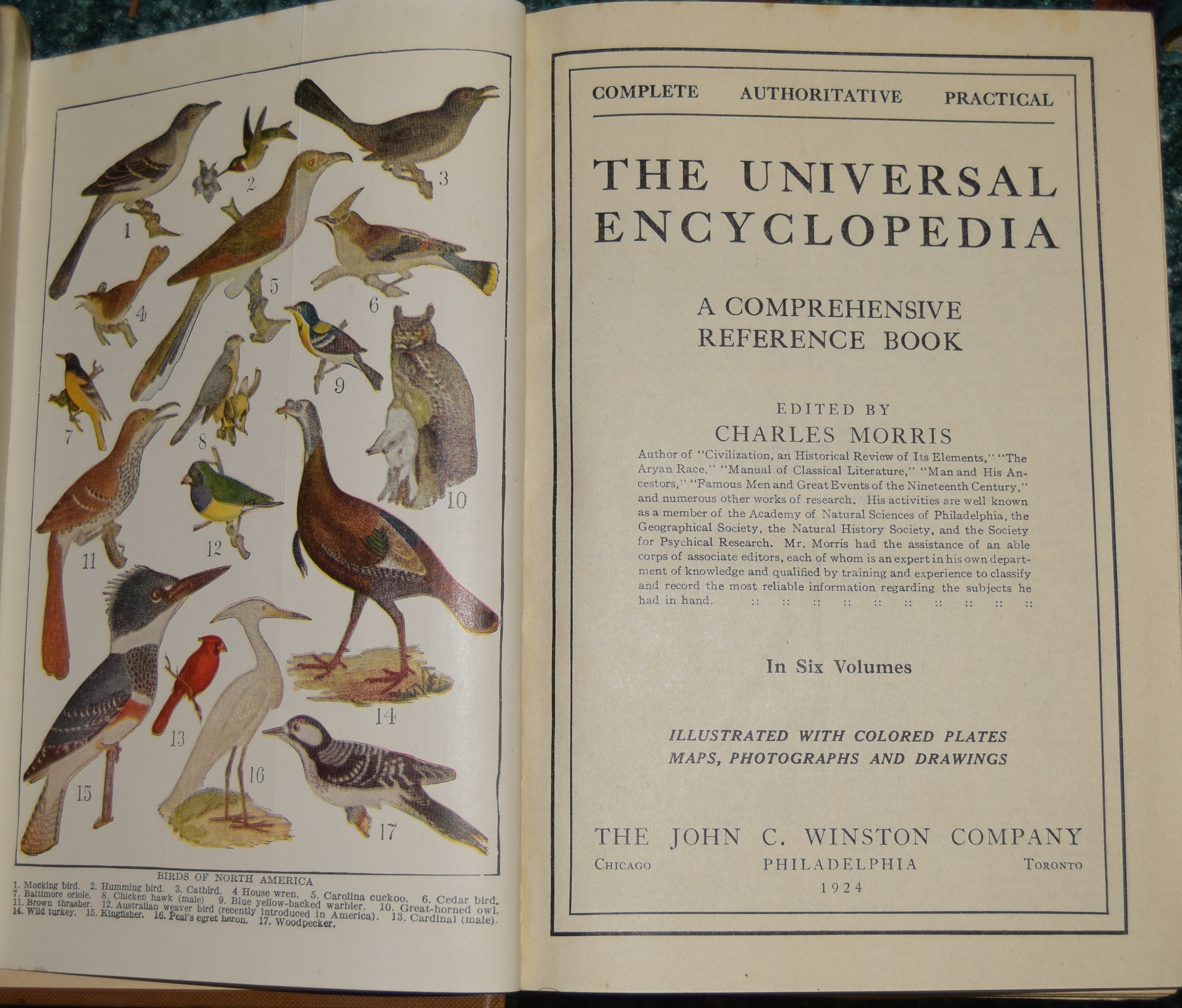 The Universal Encyclopedia A Comprehensive Reference Book Full Set of 6 ...