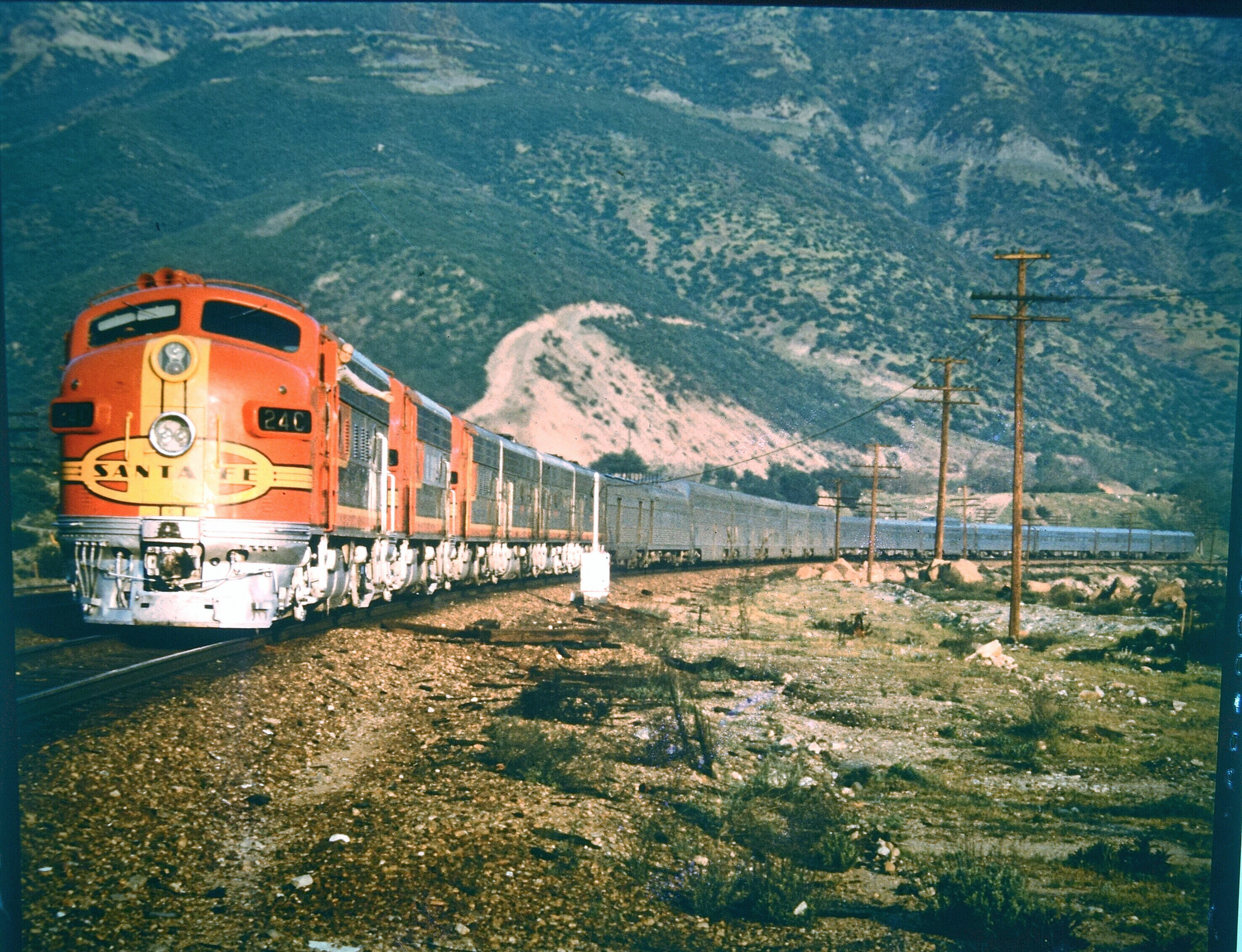 Santa Fe Ry Unique 8 X 10 Positive Photo of No. 17 the Super - Etsy