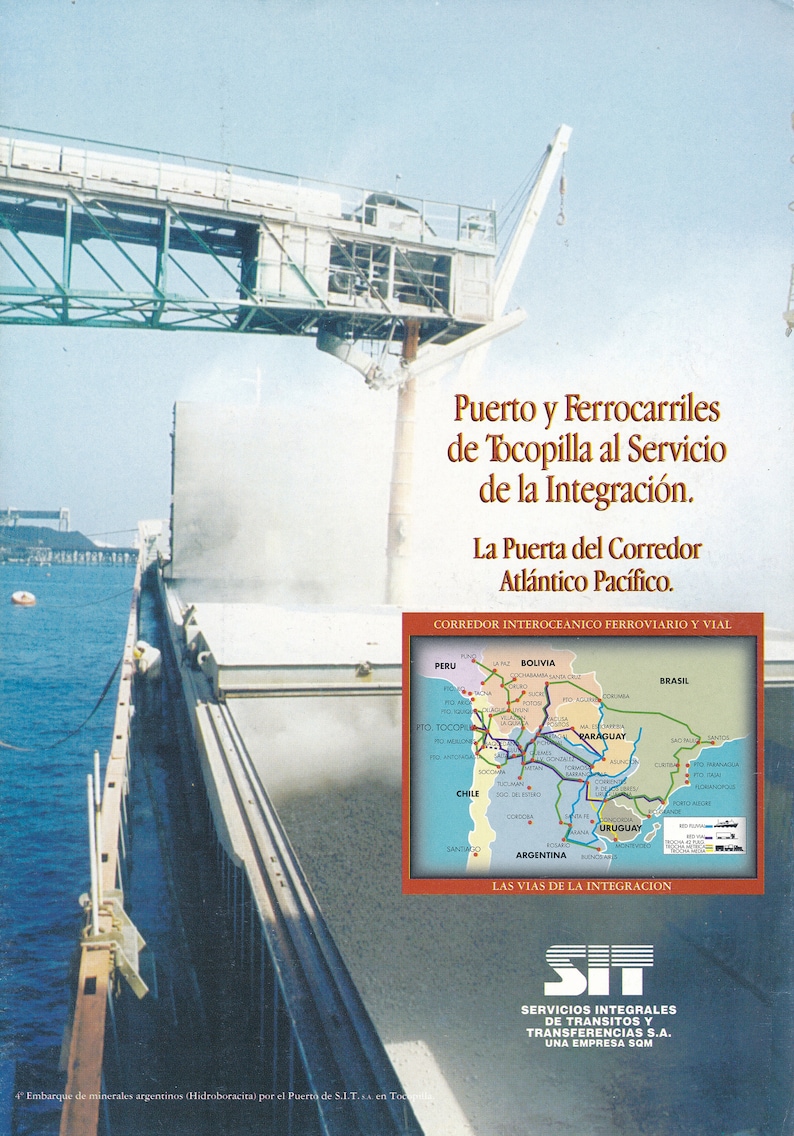 Puerto Y Ferrocarriles De Tocopilla Al Servicio De La Integracion ...