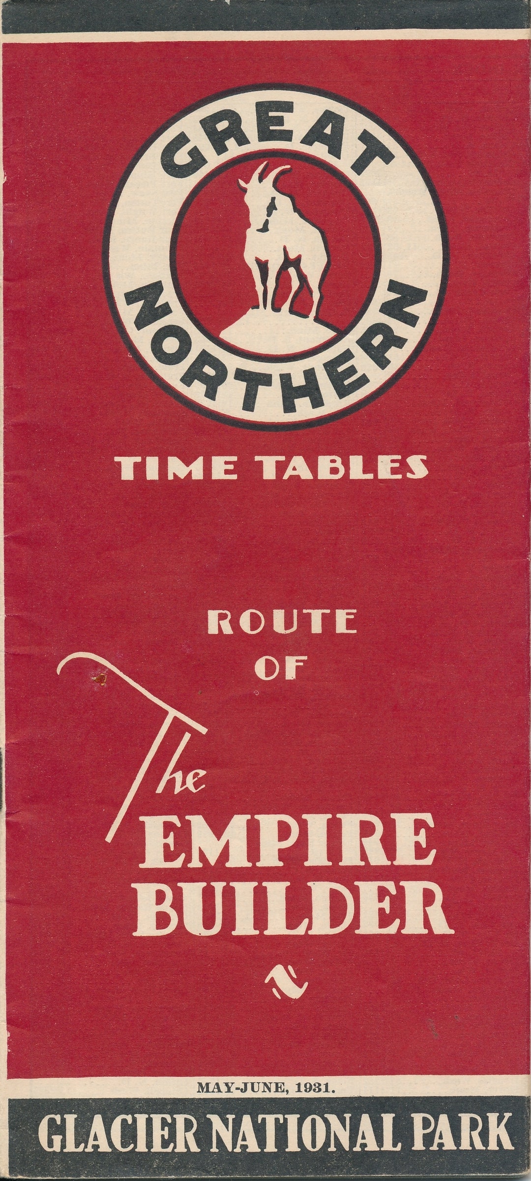 Great Northern Railway Public Timetable Dated May June 1931 - Etsy
