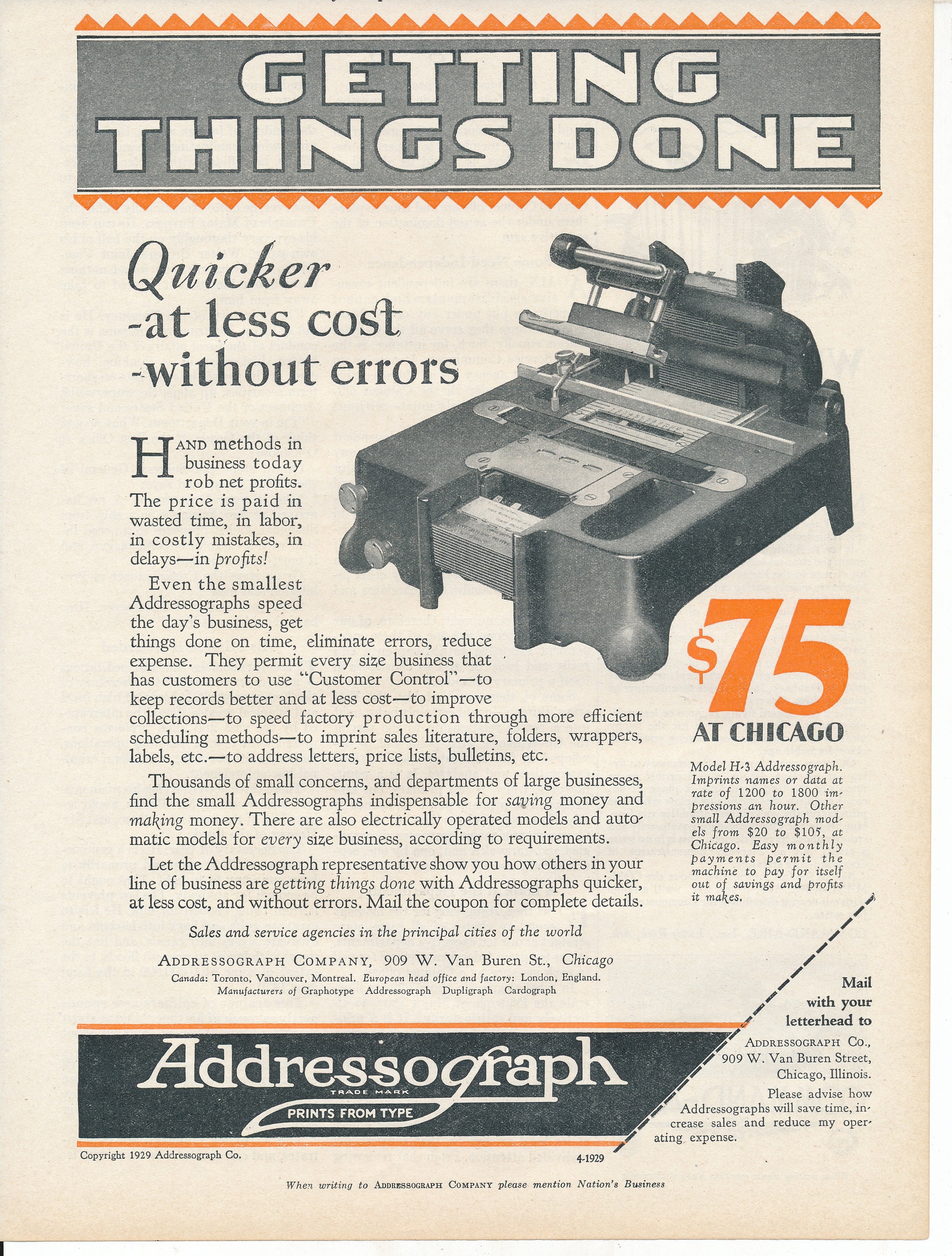 10 Vintage Antique Magazine Ads for Office Machines 1890's Thru 1930's ...