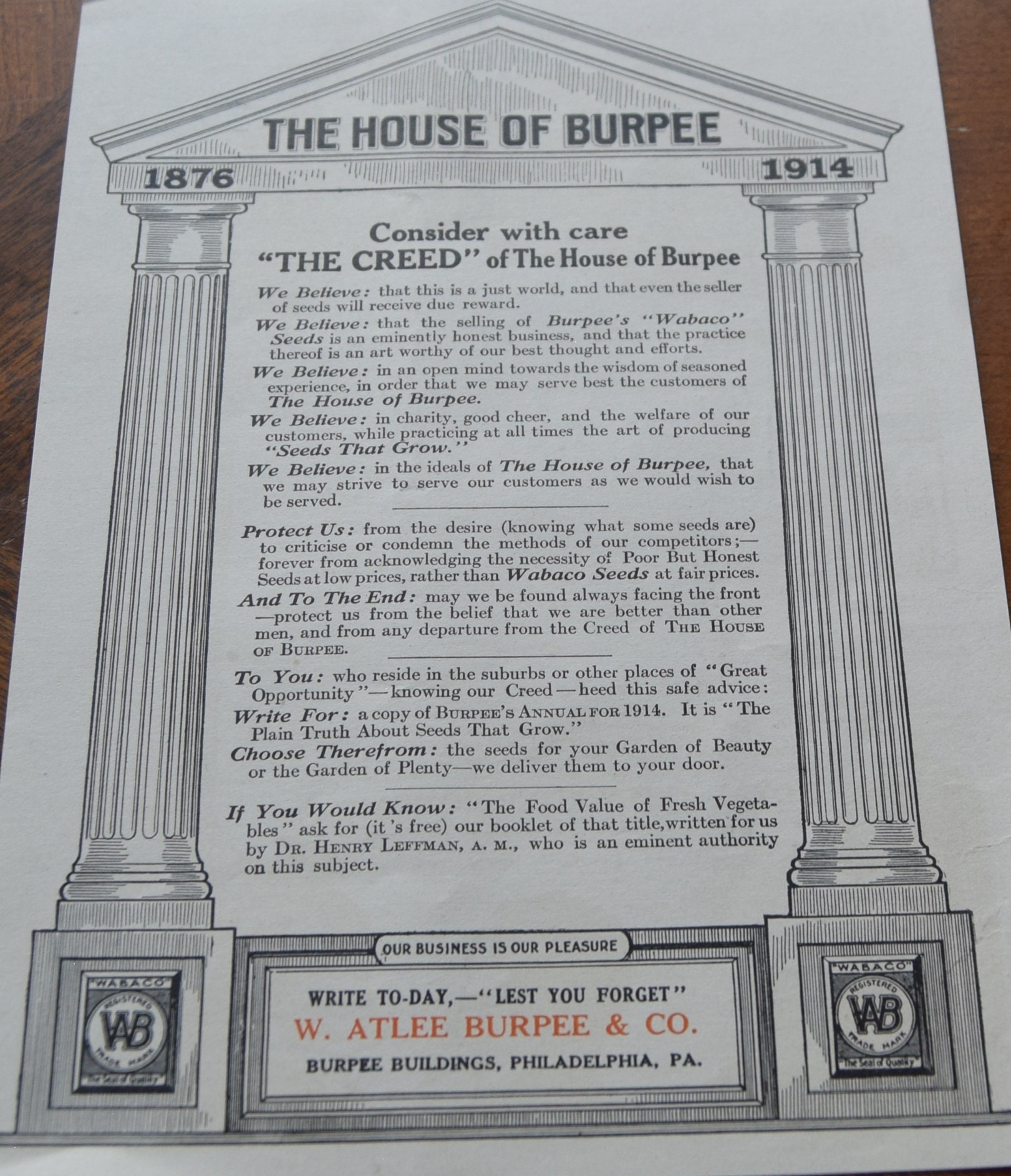 Vintage Magazine Print Ad's From the Early 1900's Lot of 8: Variety of ...