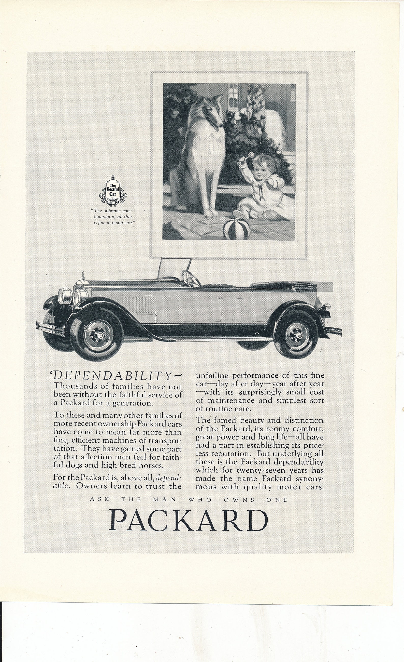 4 Vintage Packard Print Ads From the 1920's - Etsy