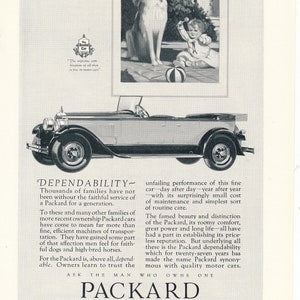 4 Vintage Packard Print Ads From the 1920's - Etsy