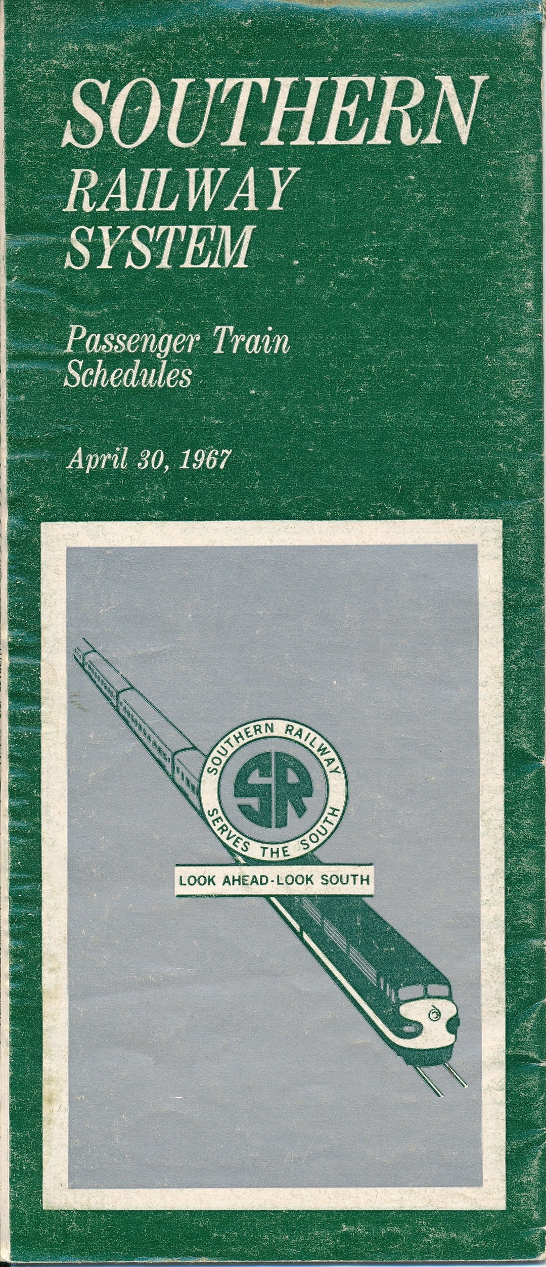 Southern Railway Public Timetable Dated April 30, 1967 - Etsy