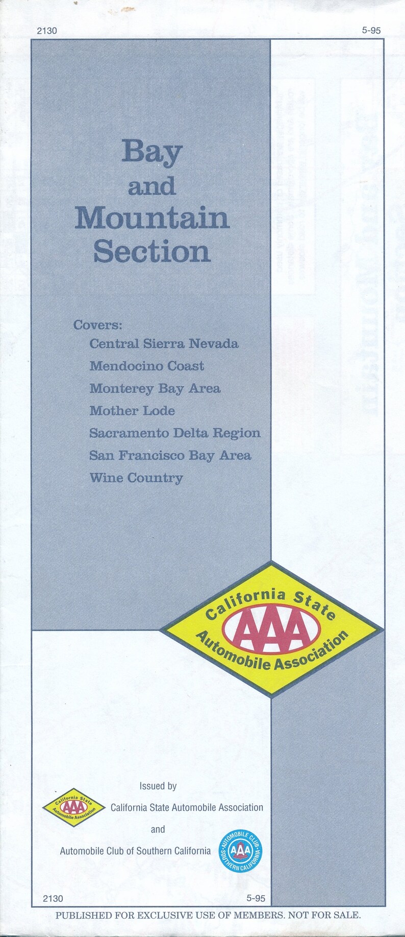 California Maps: Vintage AAA Maps of California Lot of 5 1990's - Etsy