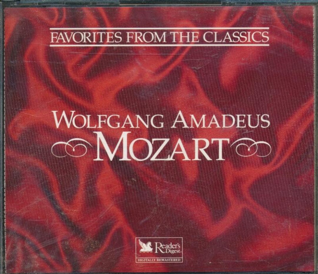 Wolfgang Amadeus Mozart Favorites From the Classics by Readers Digest ...