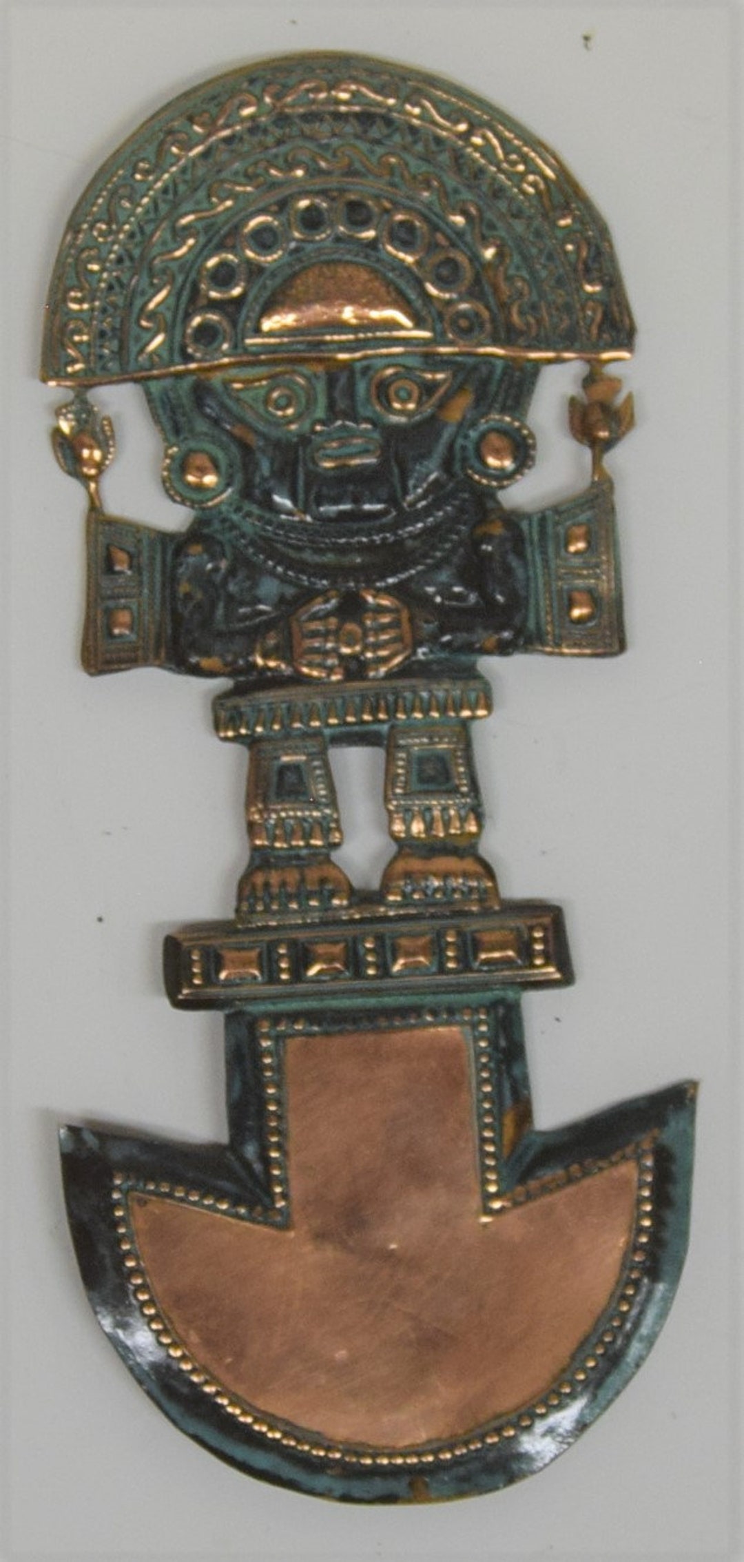 Mayan God in Copper From Guatemala - Etsy