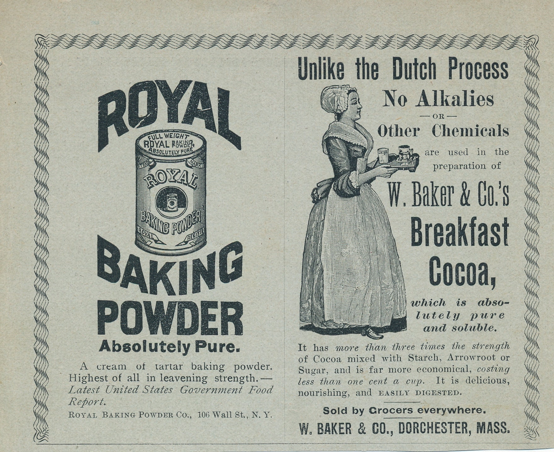 4 Vintage Antique Magazine Ads for Food Products 1890's Thru 1900's - Etsy