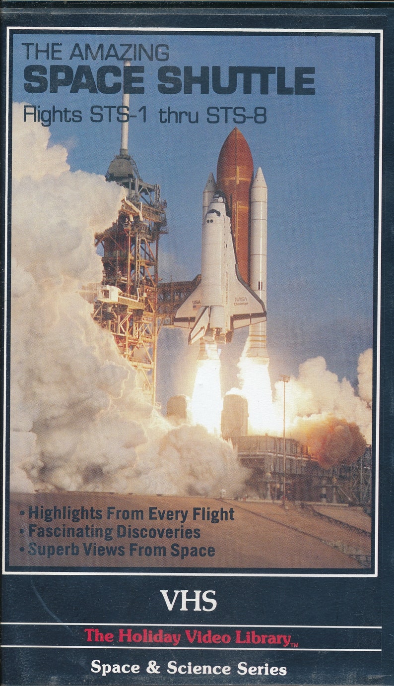 VHS the Amazing Space Shuttle Flights STS 1-8 - Etsy Australia