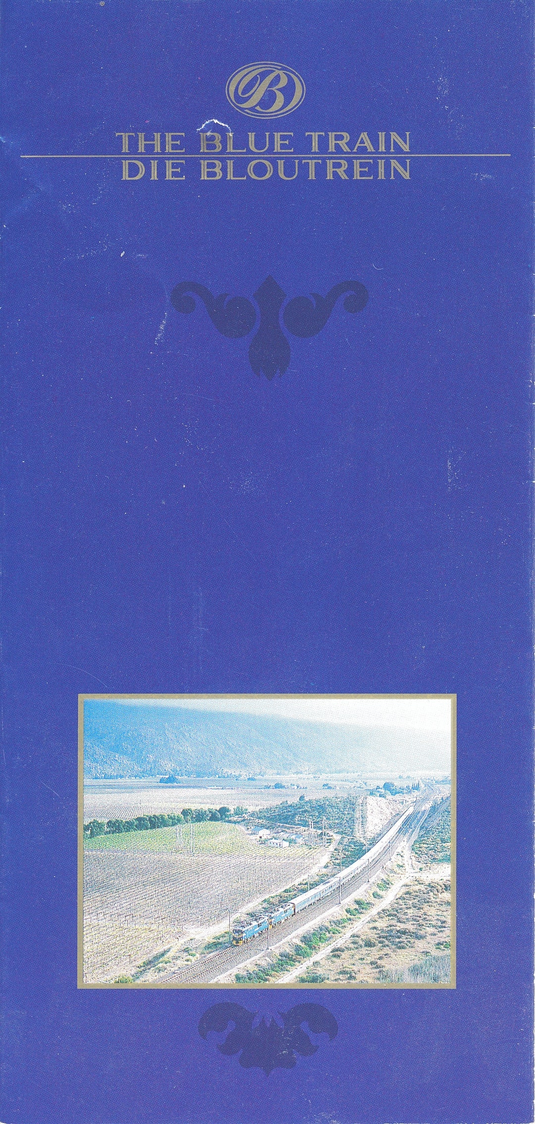 The Blue Train Brochure South African Railways - Etsy