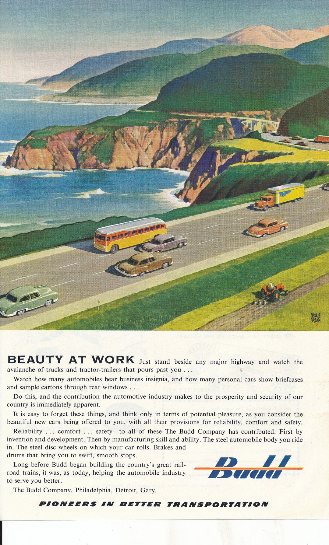 Vintage 1940's Budd Company Magazine Print Ad - Etsy