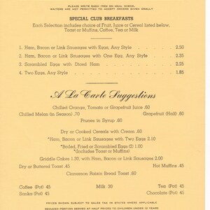 Southern Pacific Coffee Shop Menus Lot of 2 - Etsy