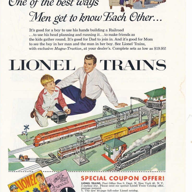 Vintage Train Ads - Etsy
