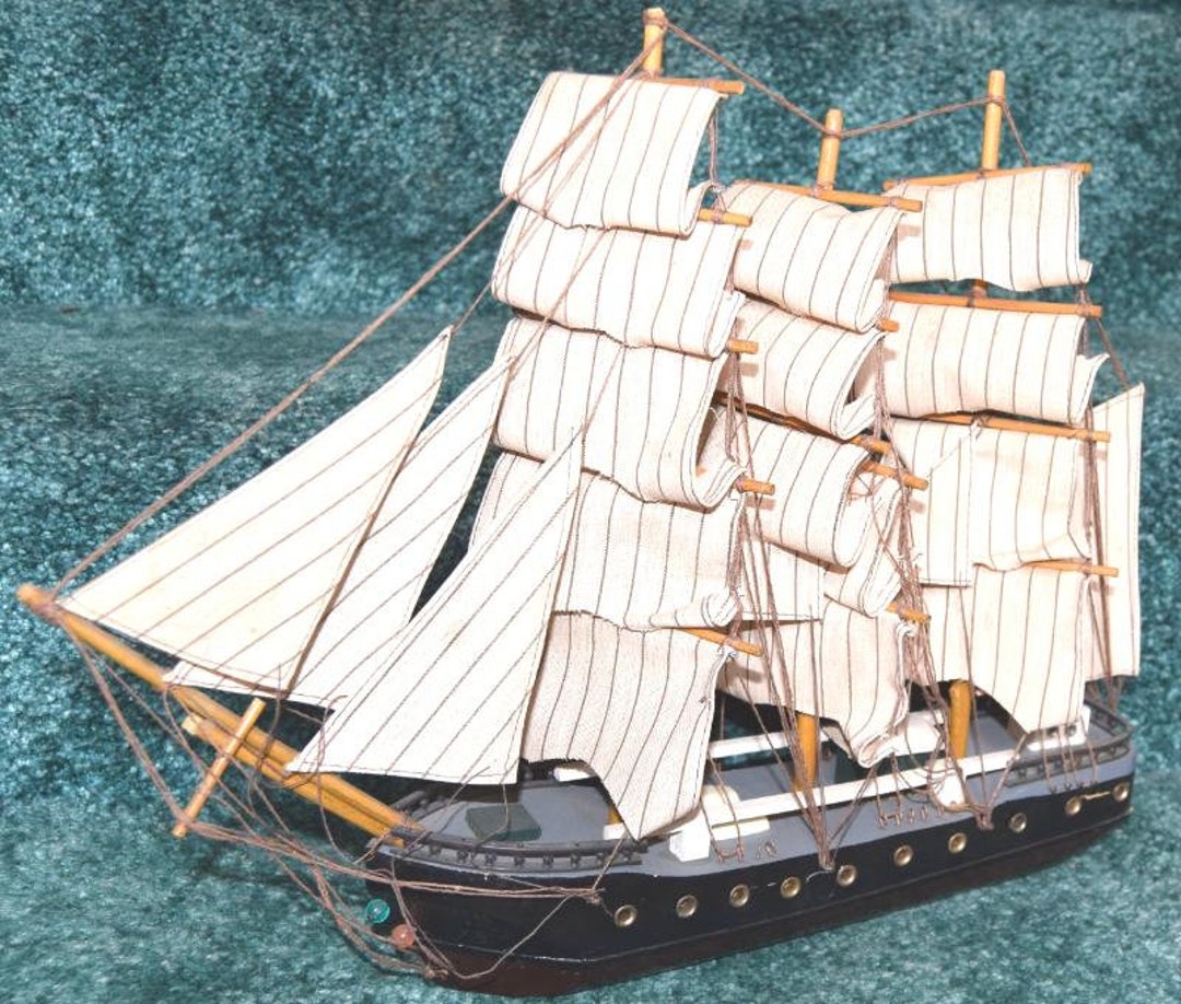 Model Sail Ship 17 X 12 Handcrafted in Wood - Etsy